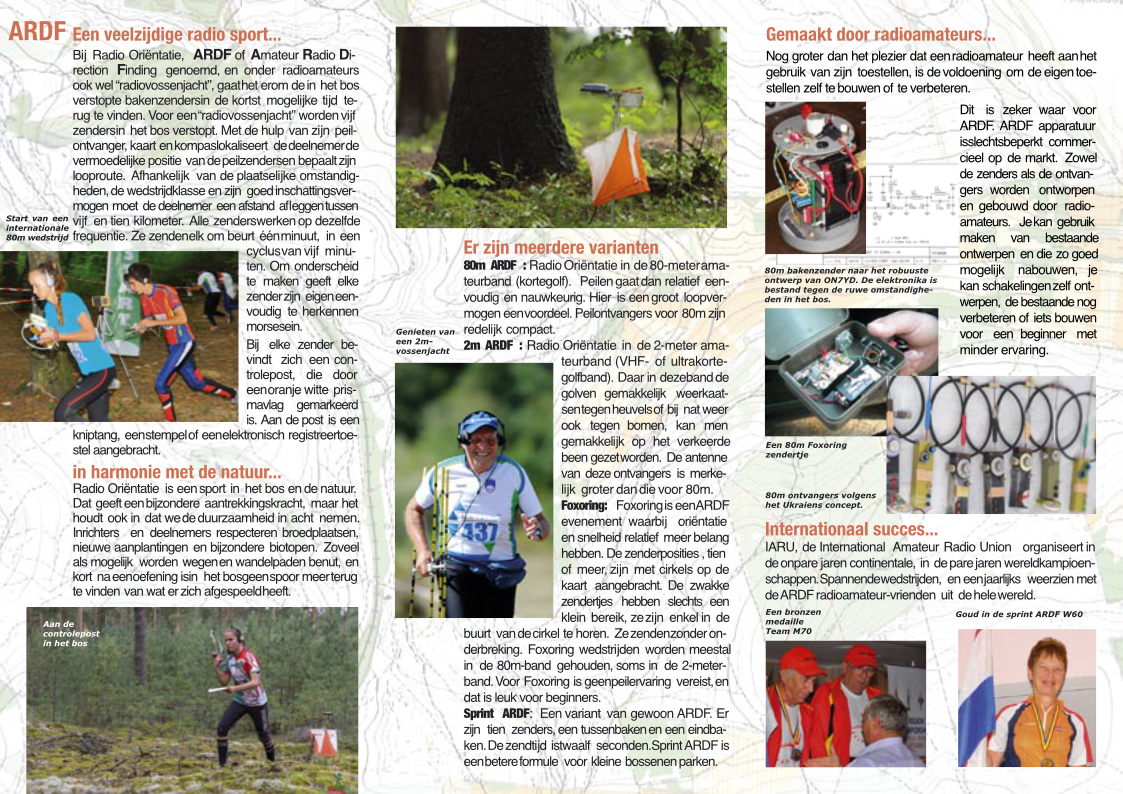 ARDF is … Radiotechniek, Natuur en Sport - ARDF TEAM BELGIUM